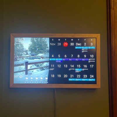 Electronic Wall Calendar 32 Inch, Family Command Center, Home Assistant ...
