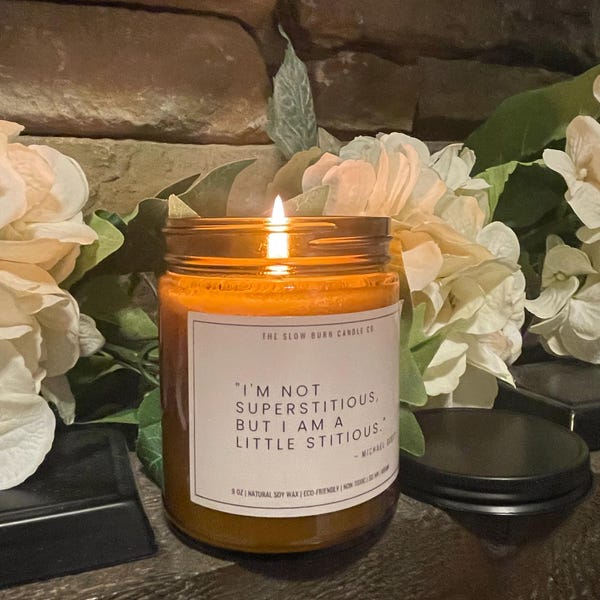 Candle Therapy in Progress - the Slow Burn Candle Co. Scented Soy ...