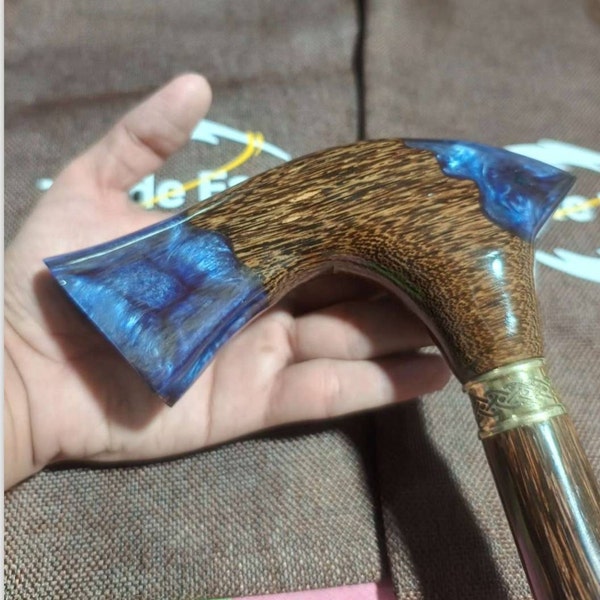 Resin Walking Cane | Antique Walking Cane | Palm Wood Walking Stick ...