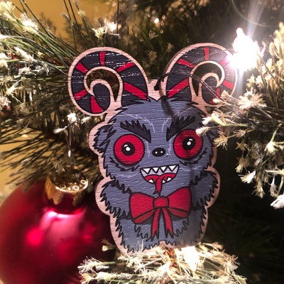 Satanic Scare Bear Plush Creepy Teddy Bear Occult Witchcraft Weird ...