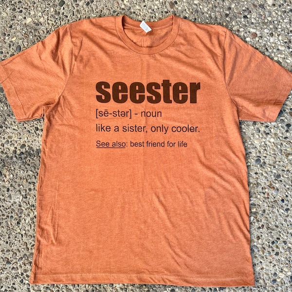 Seester Like A Sister Only Cooler SVG, Seester Gift, Seester Definition ...