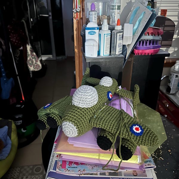 WW2 Spitfire Crochet Pattern PDF Only - Etsy UK