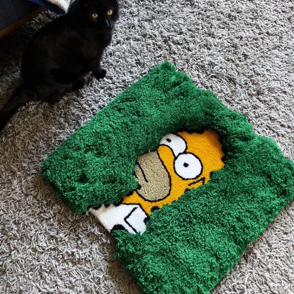 Fluffy Tufted Cartoon Rug, A Fun and Soft Touch for Your Living Room or ...