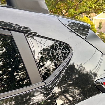 Fits 2024 Subaru Crosstrek Rear Side Windows Spider Web Decal Sticker ...