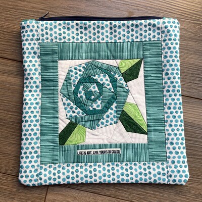 Rosie's Rose Paper Piecing Quilt Block Pattern PDF Download, 6 & 12 ...