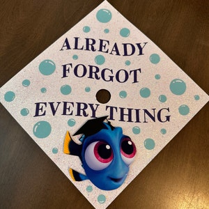 Exit Buddies, Graduation Cap Topper, Dory, 3D Photos, Graduation Topper ...
