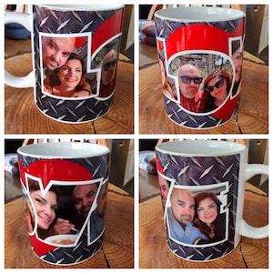 Photo Frame Png Wrap, Photo Mug Wrap Png, Picture Mug Template for ...