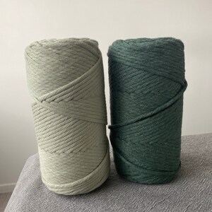 SET of Macrame Cotton Cord Bundles for Crafts 3-ply 3 Strand - Etsy