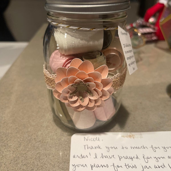 Identity in Christ Jar/52 Bible Verses/devotional/scripture/prayer ...