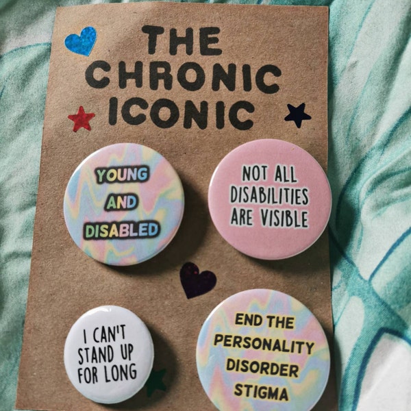 Not All Disabilities Are Visible Badge - Etsy