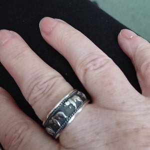 Sterling Silver Pine Tree Ring Forest Ring Tree Wedding | Etsy