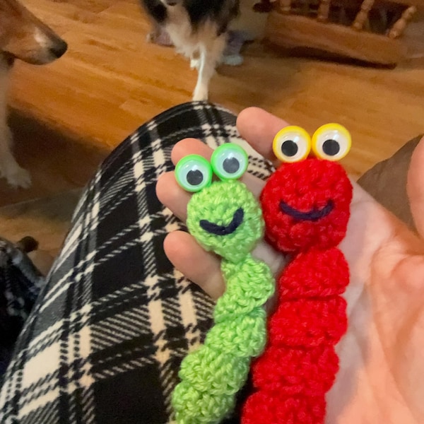 Pumpkin Worry Worm CROCHET PATTERN, Beginner Crochet Pattern, Easy ...