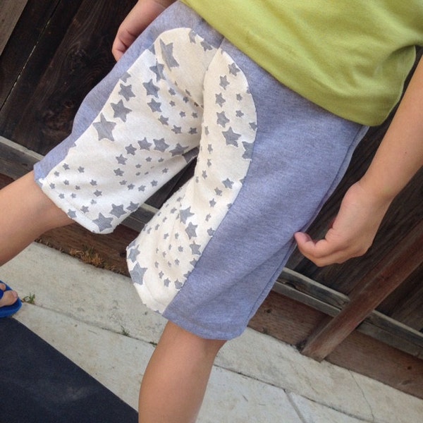 Surfer Shorts Pattern Boys/unisex Contrast Panel Shorts PDF Pattern ...
