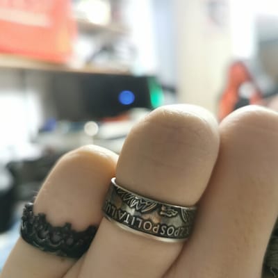 Polish Coin Ring Polish Jewelry poland Souvenir From Poland 50 Zlotych ...