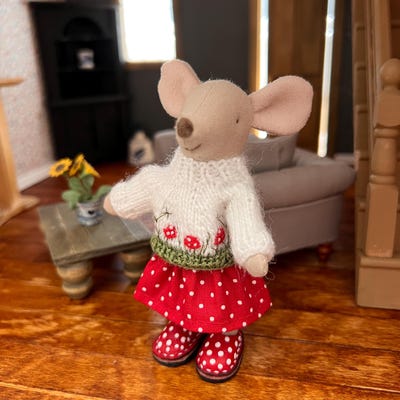 Textile Dollhouse House for Mouse Travel House for Doll - Etsy