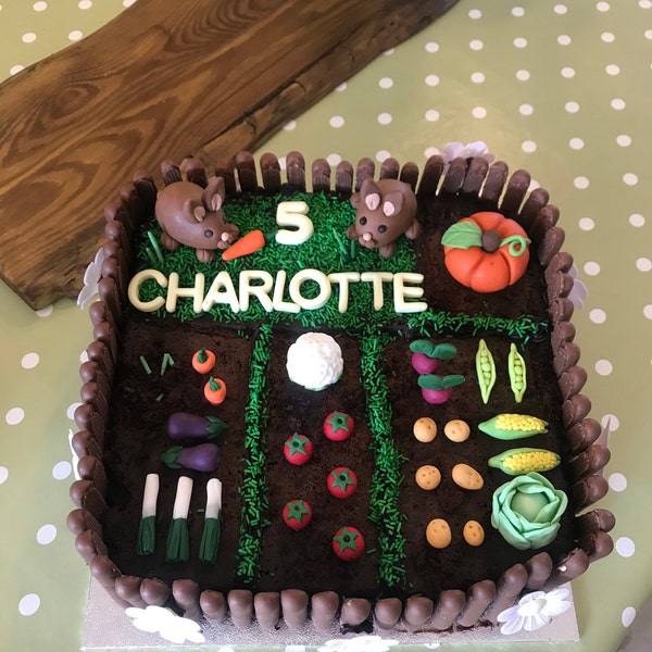 Vegetables Fondant Cake Toppers - Etsy UK