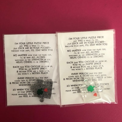 Little Puzzle Piece Thank You Essential for First Responder, Healthcare ...