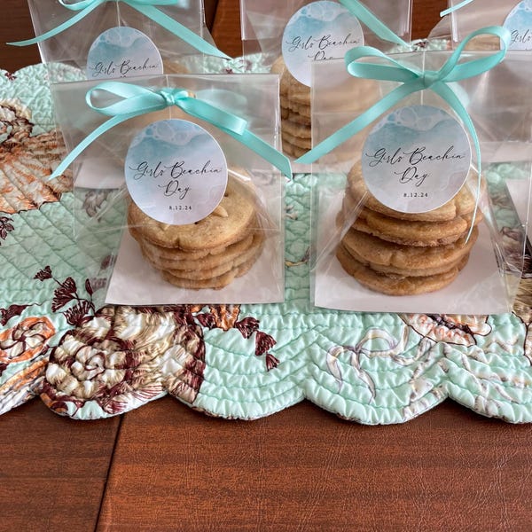 Beach Waves Wedding Stickers, Customized Beach Wedding Stickers, Beach ...