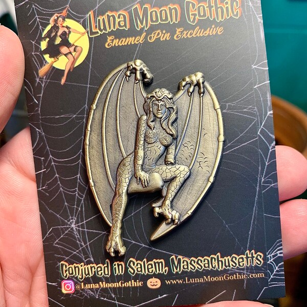 LILITH STATUE From Malbork Castle, Poland Bronze 3D Pin - Etsy