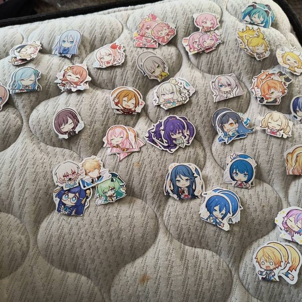 Project Sekai PJSK Band Assorted Sticker Pack (high Quality, Scratch ...