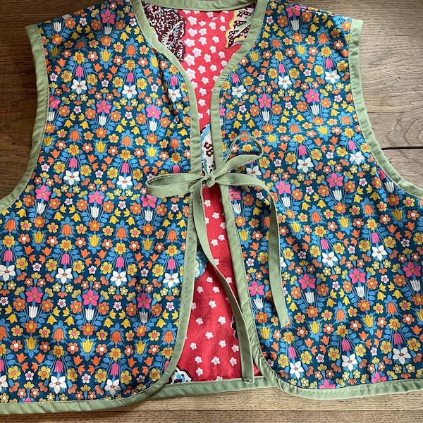 Vest PDF Sewing Pattern | Pdf Sewing Pattern | | Tie Top Pattern | Top ...