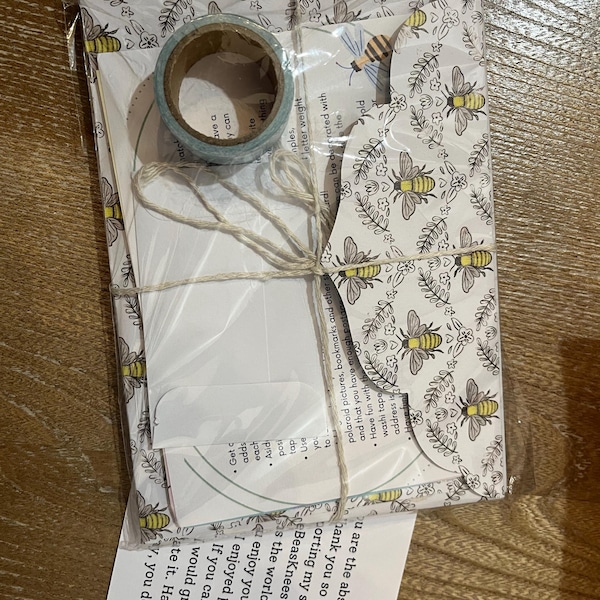 Handmade Pen Pal Kit | Cute Stationery Set | Letter Writing Set | Gift ...