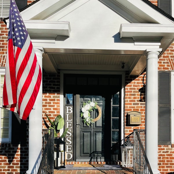 Blessed Welcome Front Porch Sign, Welcome Sign, Porch Sign, Welcome ...