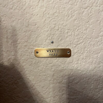 Custom Hand Punched Hotel Room Numbers Locker Numer Tag Industrial Tag ...