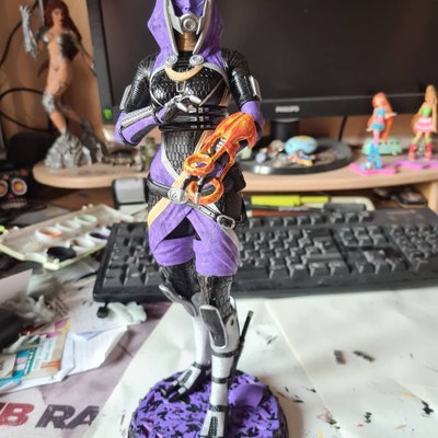 Red From Transistor Figure or Bust Unpainted Durable Resin 3D Printed ...