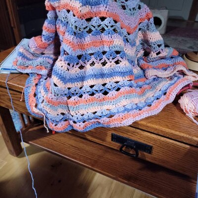 Crochet Shawl Pattern the Asgard Shawl Easy Crochet Pattern PDF ONLY - Etsy