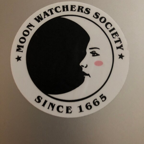 Moon Watchers Sticker, Moon Sticker Car, Moon Sticker Packs, Witchy ...
