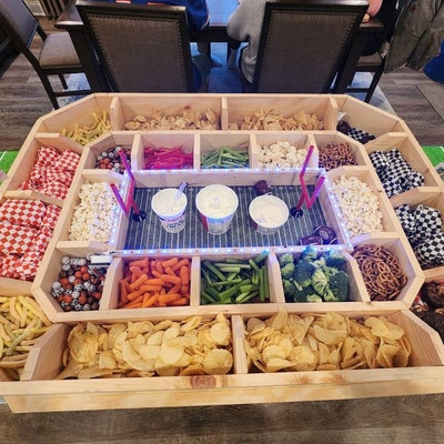 Snackadium Woodworking Plans Digital Download Snack Stadium Super Bowl ...