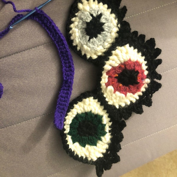 CROCHET PATTERN Crochet Eye Applique Pattern Beginner Friendly Crochet ...