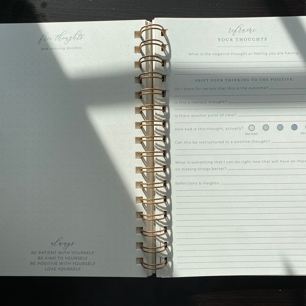 Anxiety Workbook, Mental Health Journal, Mental Wellness Journal ...