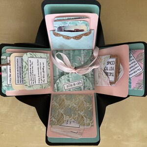 Graduation Exploding Box SVG Digital Download Grad Gift - Etsy