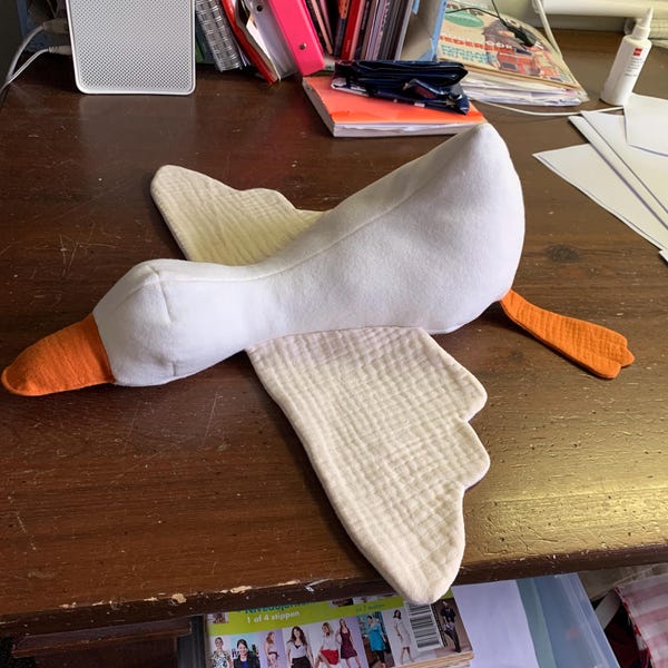 Goose Soft Toy Sewing Pattern, Instant Download PDF Format, Step by ...