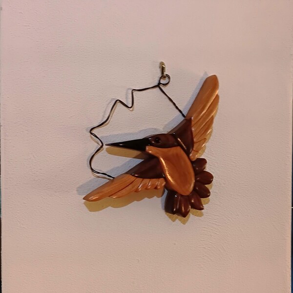 Wooden Intarsia Female Cardinal - Etsy