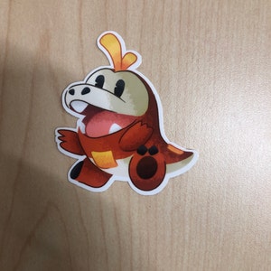 Fuecoco Vinyl Sticker - Etsy