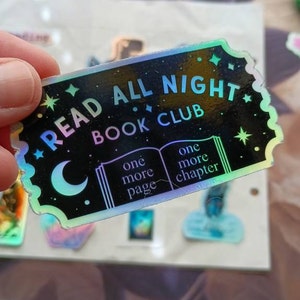 Read All Night Book Club Enamel Pin Bookworm Enamel Pin Gifts for ...
