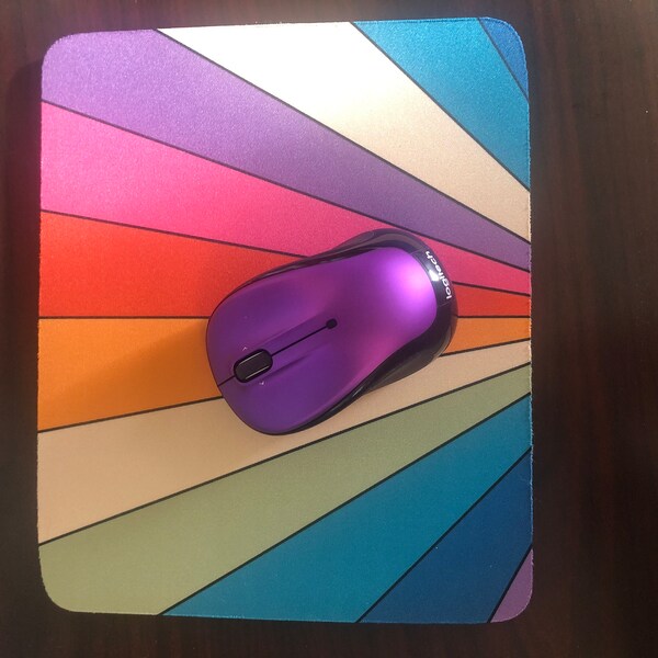 Retro Desk Mat, Keyboard Mat, 70s, Desk Pad, Tech Accessories, Large ...