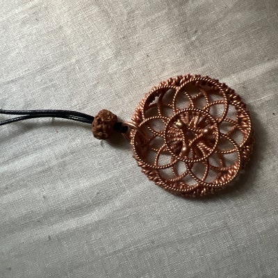 Tensor Ring Pendant energy Cubit 764 Mhz - Etsy