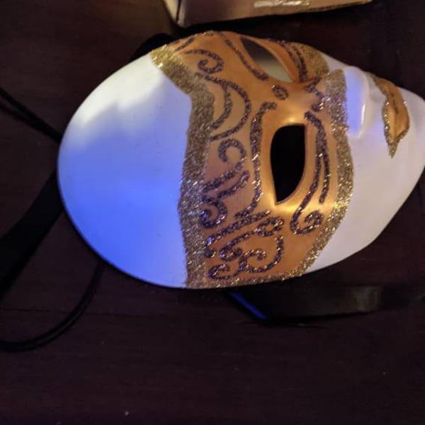Metallic Gold Half Face Mouth Cover Masquerade Party Mask - Etsy