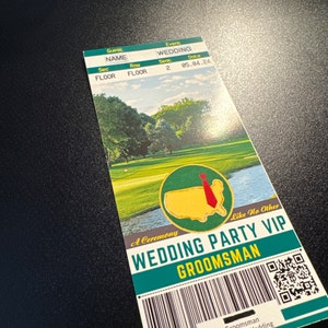 Groomsmen Proposal Ticket Football, Personalized NFL Groomsmen Gift ...
