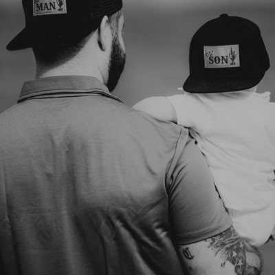 Best Dad Ever Snapback Hat Fathers Day Cap Faux Leather Patch Flat Bill ...