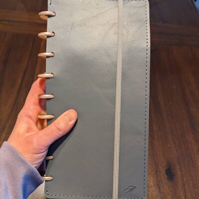 Leather Personalized Discbound Planner Cover - Etsy