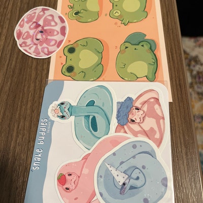 Snake Stickers Snake Buddies Snake With Hats Sticker - Etsy
