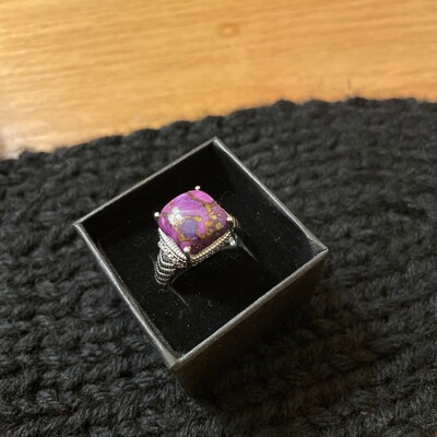 Large Sterling Silver Red Quartz 18mm X 13mm, White Topaz Halo Ring Red ...