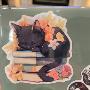 Pink Lady Slipper Sticker, Flower Sicker, Stickers for Hydroflask, Die ...