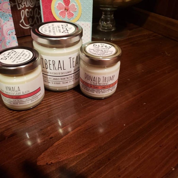 Liberal Tears™ (the Original) Hand-poured Soy Candle - Funny Political ...
