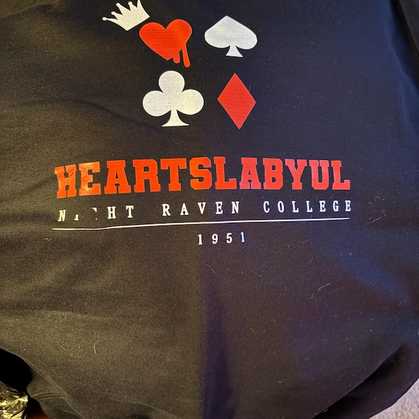 Twst Dorm Crewneck Sweater Heartslabyul Twisted Wonderland Inspired ...
